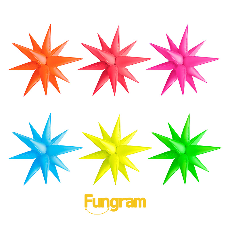 Custom Neon Magic Star Manufacturer & Supplier | Fungramballoons.com
